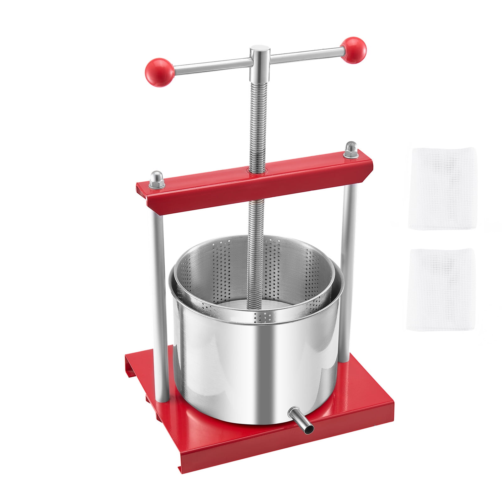 Click here for Kffkff 1.6 Gal/6l Fruit Wine Press  2 Stainless St... prices