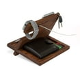 Wood Phone Docking Station Ash Key Holder Wallet Stand Watch Organizer ...