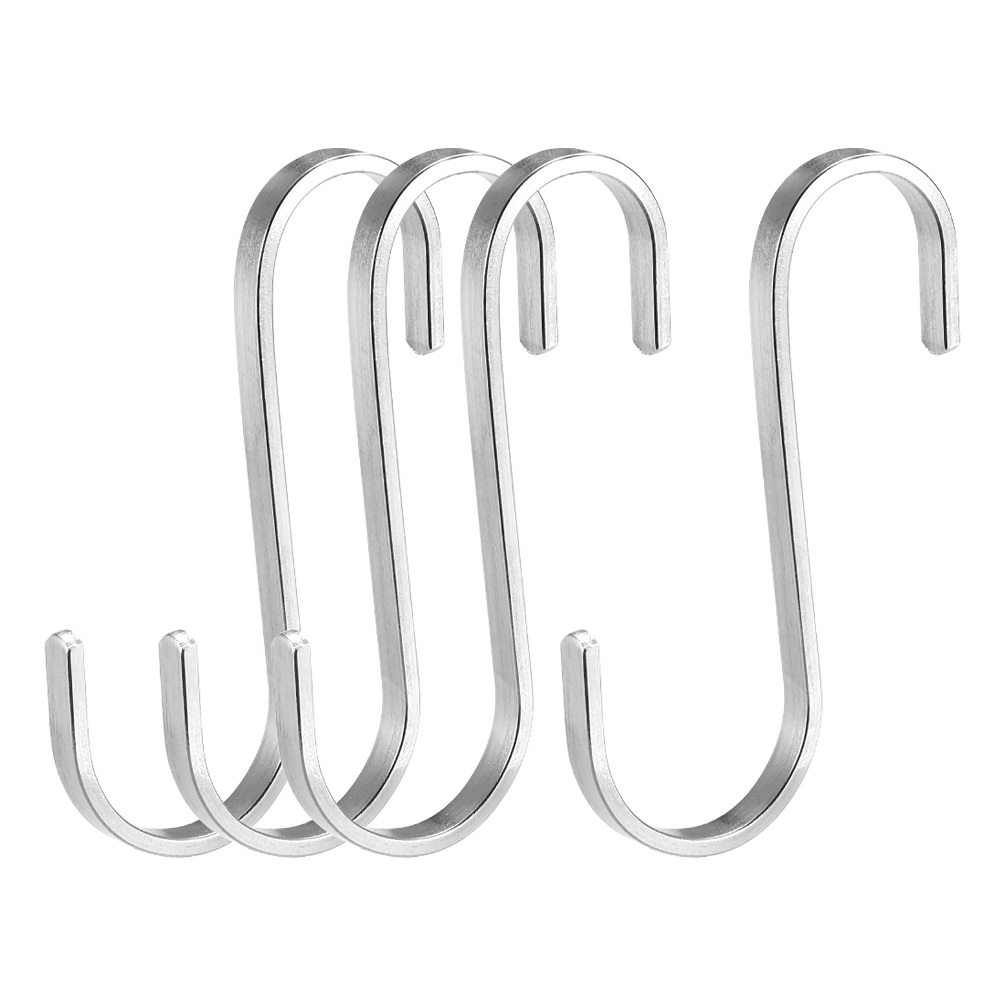 Stainless Steel S Hooks 3 15 Flat S Shaped Hook Hangers For Kitchen