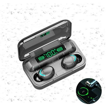 Acuvar IPX7 Waterproof Cordless Earphones with 1800mAh Power Bank ...