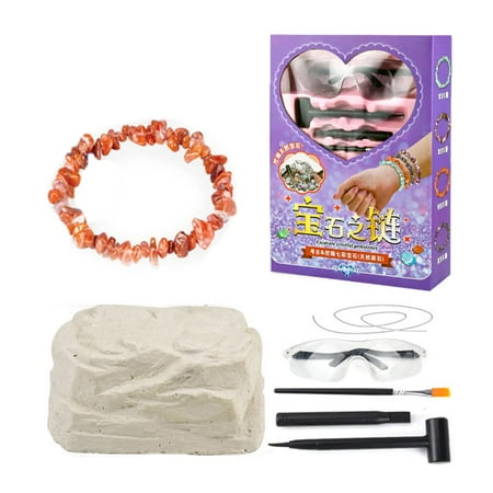 Exploring Dig Kits Blind Box Gems Digging Unearthed Jewel Bracelet ...