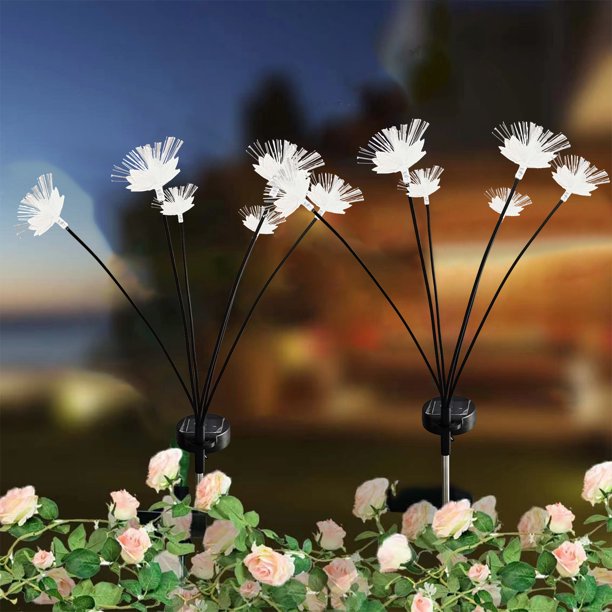 zanvin holiday gift clearance, Solar Garden Lights - 6 Head Floral Sway ...