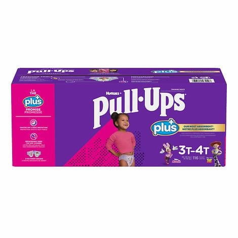 Click here for Huggies Pull-Ups Plus Training Pants 3t To 4t Girl... prices