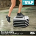 The Step High Step Aerobic Platform with High Step Grey Aerobic ...