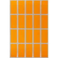 Yellow Color Sticker Sheets 1.5 inch (38 mm) Round Color Coding Labels ...