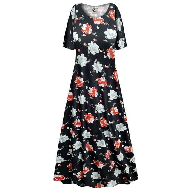 Plus size 4x Extra Tall Womens Strechy Round Neckline with Short Sleeve ...