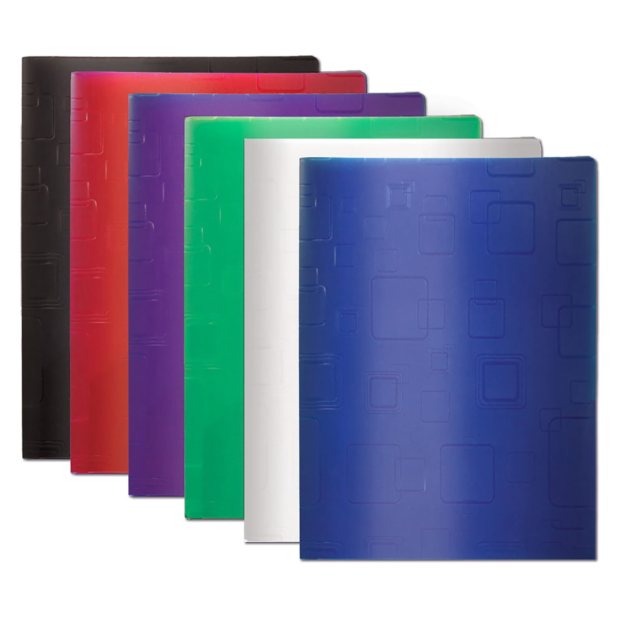 BAZIC 2 Pockets Poly Folder, Cubic Portfolio, Document Folders, 6-Pack ... BAZIC 2 Pockets Poly Folder, Cubic Portfolio, Document Folders, 6-Pack ...