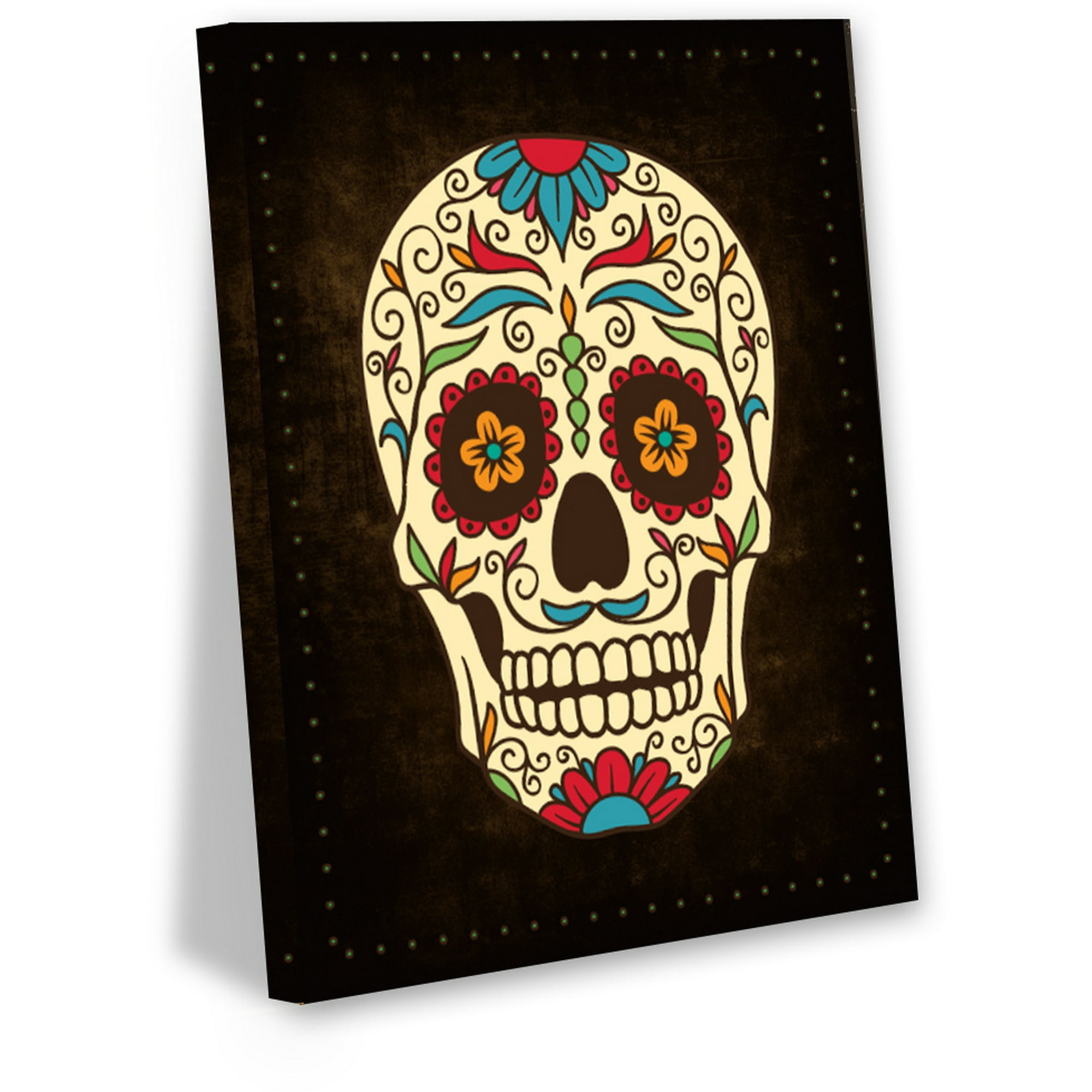 Sugar Skull Paintings Canvas