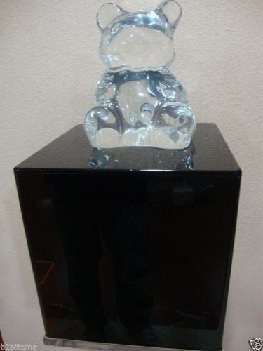 Displays2buy. Black 12" x 12" x 19"h Art Sculpture Stand Acrylic ...