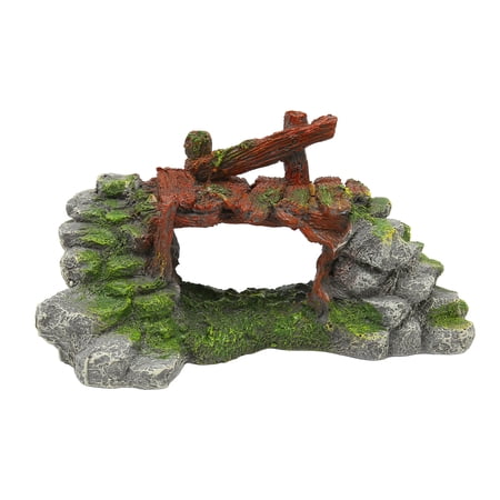 Fish Tank Arch Bridge Decoration Resin Beautiful Sapce Saving Aquarium ...