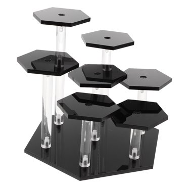 Transparent Acrylic Display Stand Organizer Shelf for Models Doll Color ...