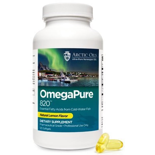 Suplemento OmegaPure 820 de aceite de pescado XYMOGEN 120 cápsulas ...