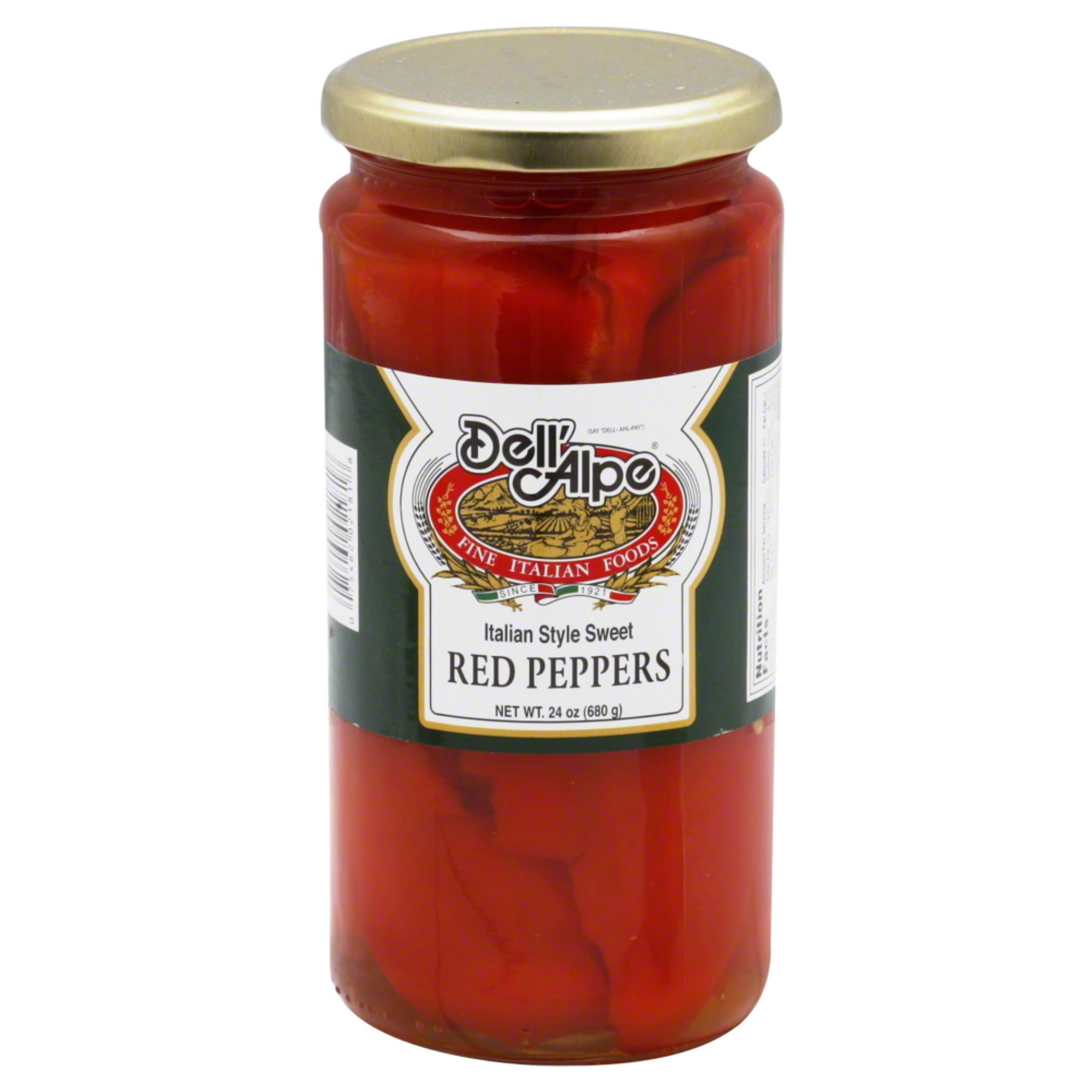 DELL ALPE, PEPPER RED HALVES, 24 OZ, (Pack of 12) - Walmart.com