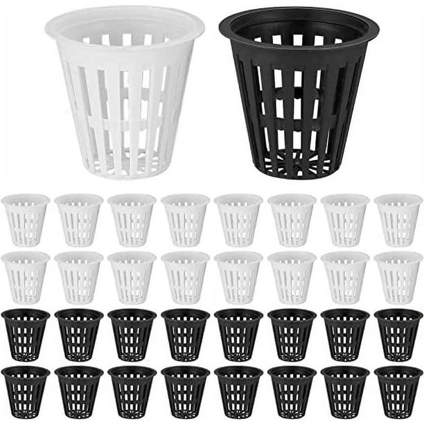 50 Pieces Plastic Hydroponic Baskets, Mesh Hydroponic Planting Pot, Pot ...