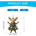 Christmas Decorations Acrylic Christmas Tree Pendants 2d Flat Printing ...