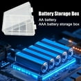 Battery Storage Box for AA and AAA Batteries, PC Material, Bagged ...
