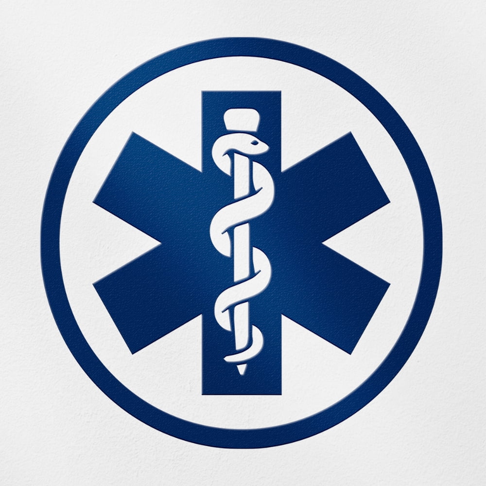 Transparent Decal Stickers Of Emt Star Pvc (Navy Blue) Premium ...