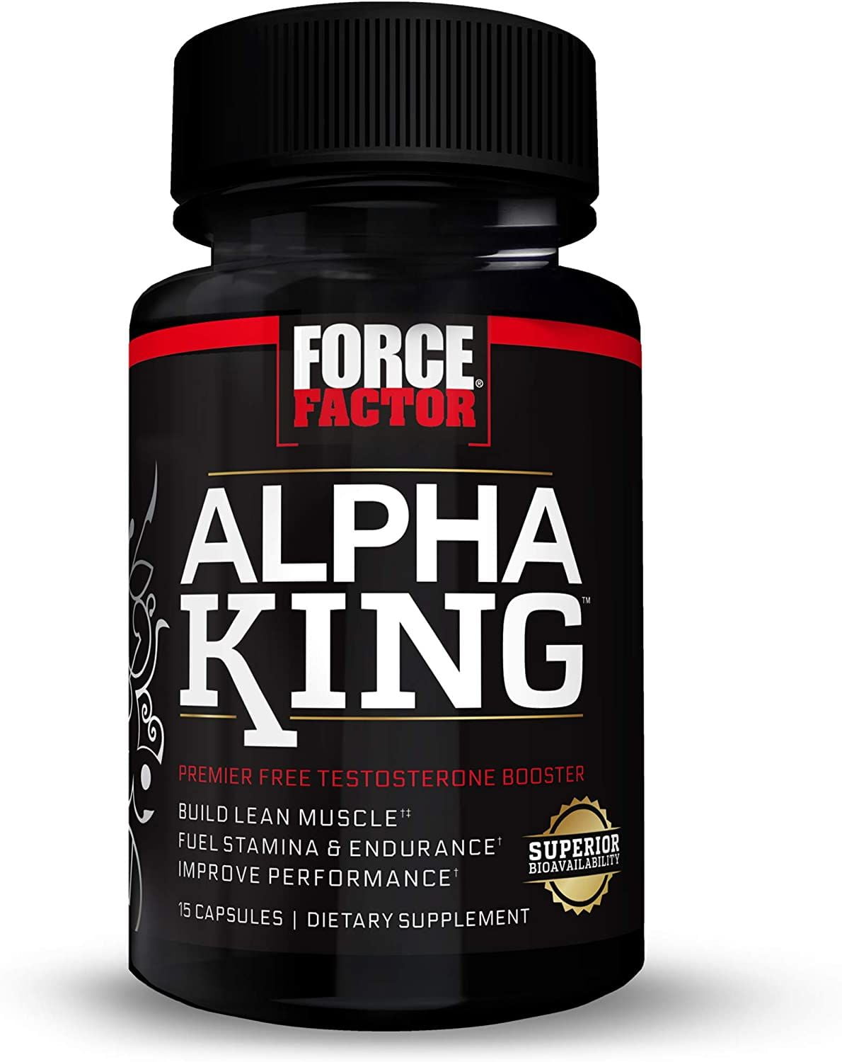 Force Factor Alpha King Total Testosterone Booster with Fenugreek ...