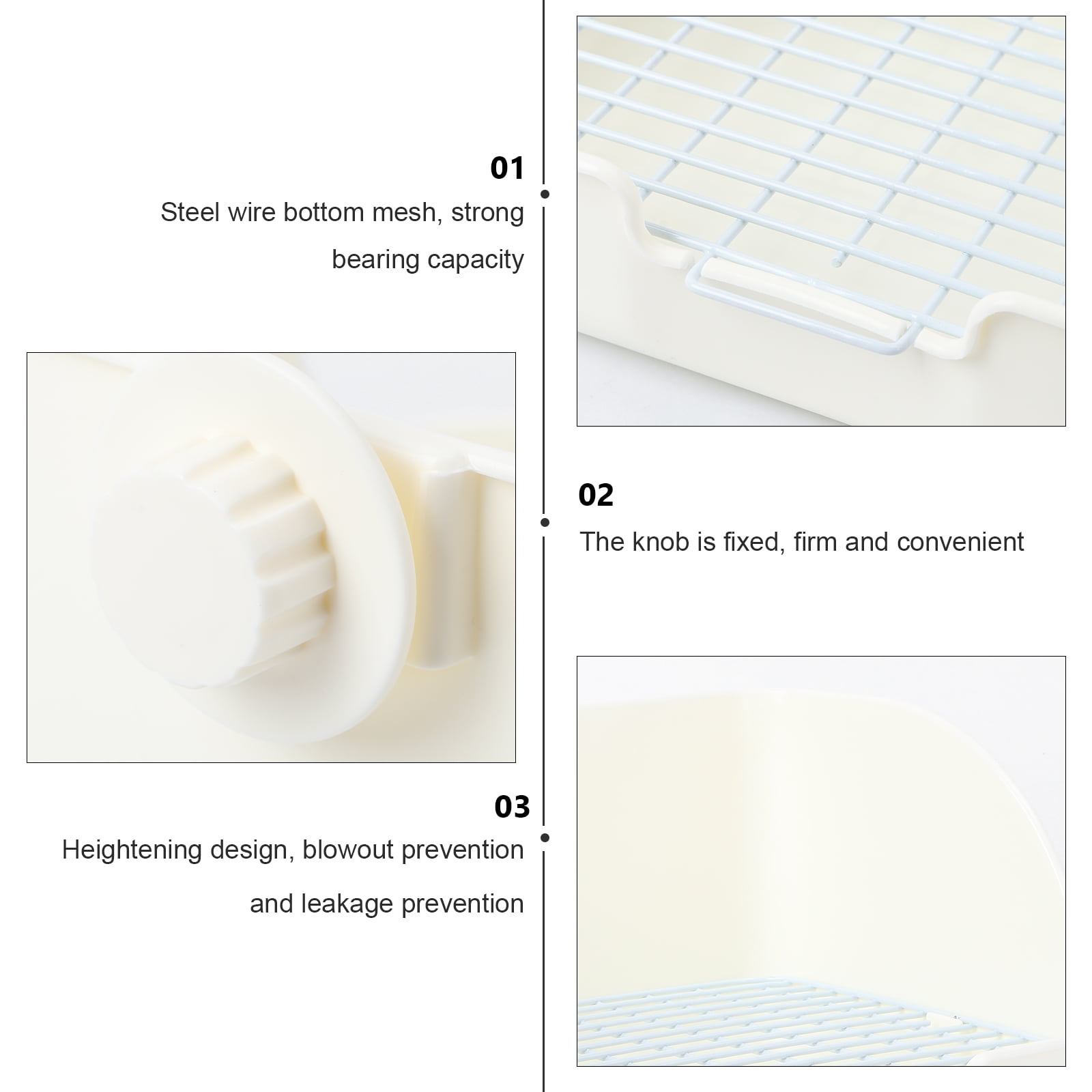 Buy Nuolux Box Litter Toilet Rabbit Pet Potty Tray Bunny Guineatraining ...