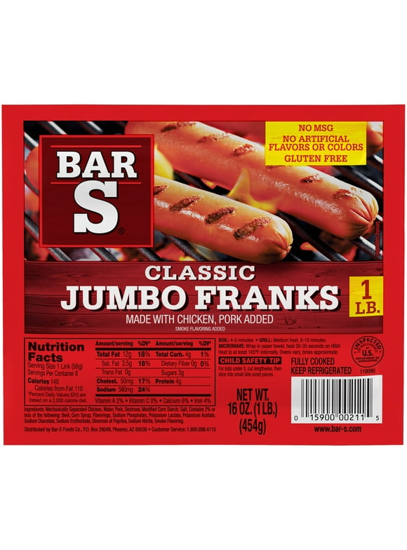 Bar S in Hot Dogs - Walmart.com