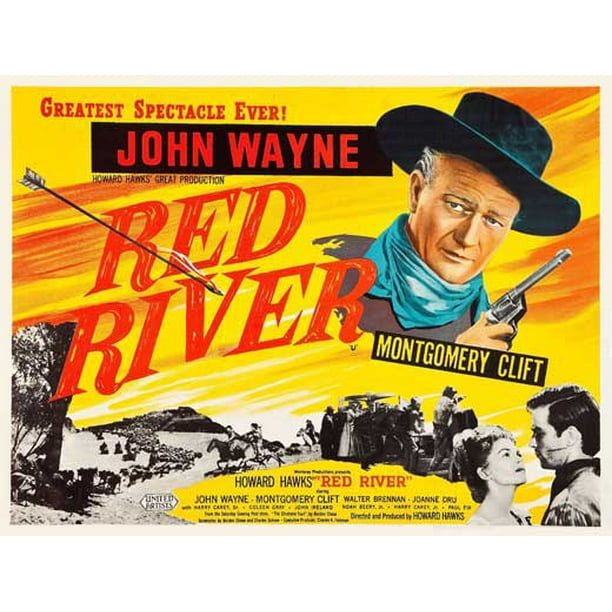 Red River - movie POSTER (Half Sheet Style B) (22" x 28") (1948 ...