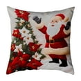 Hiroekza Christmas Decorations, Snowman Christmas Pillow Cover Faux ...
