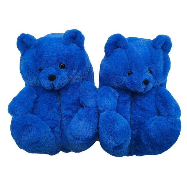 Teddy Bear Slippers Womens