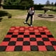 EasyGoProducts Giant Checkers Game – Indoor Outdoor – Family Game ...