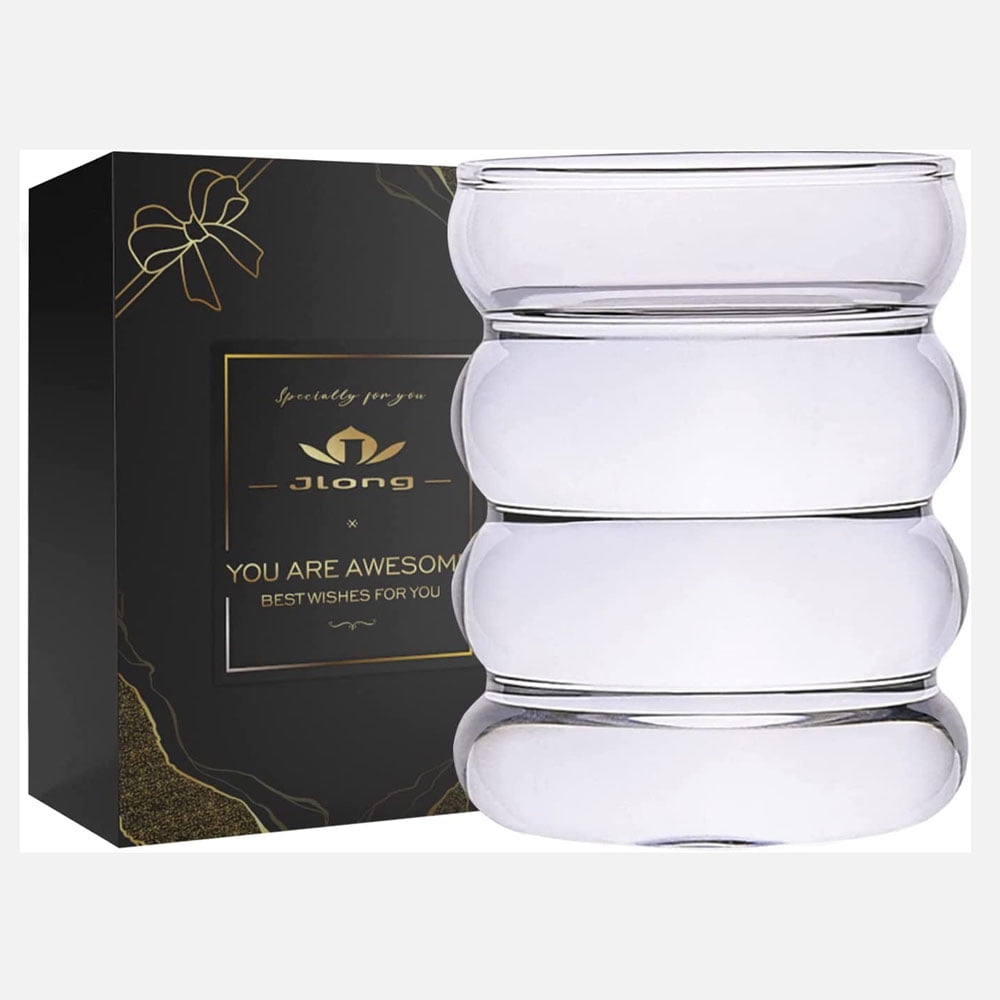 Creative Glass Cup Entertainment Glassware Beverage Cups for Water ...