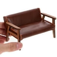 Miniature Chair Ornament Furniture Wooden Benches Outdoor Mini Bench ...