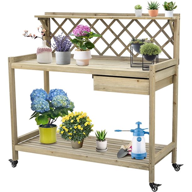 Potting Bench Cart