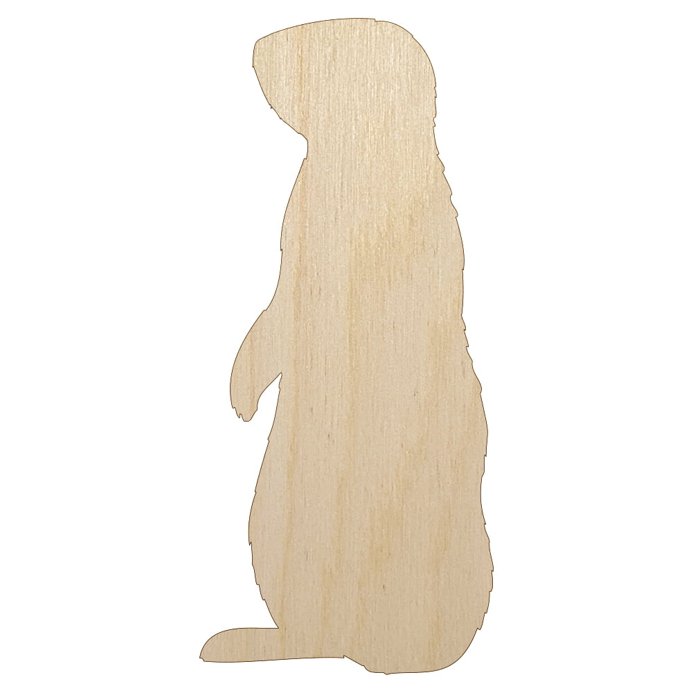 Gopher Solid Wood Shape Unfinished Piece Cutout Craft DIY Projects - 4. ...