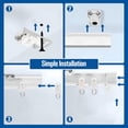 Flexible Bendable Ceiling Curtain Track 9.8 ft, Mount Rail System for ...