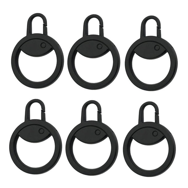 6 Piece Zipper Tag Pulls Durable Cable Extension Zipper Rail to Luggage ...