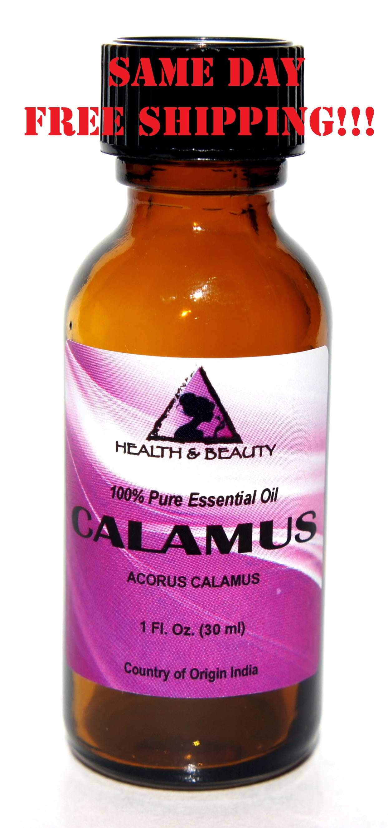 CALAMUS ESSENTIAL OIL AROMATHERAPY PURE NATURAL GLASS BOTTLE 1.0 OZ, 30 ...