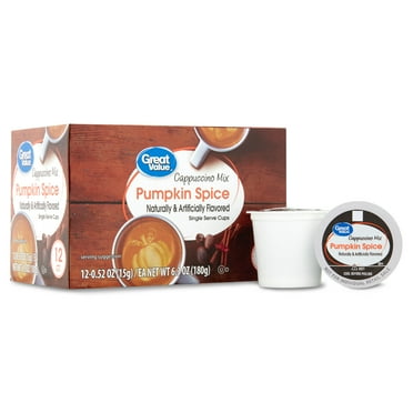 Great Value Mocha Macchiato Cappuccino Mix Single Serve Medium Roast ...