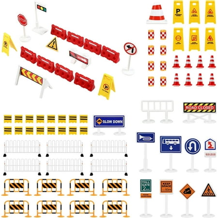 Kids Road Signs Toy 1 Set Traffic Signs Road Street Signs Toys Stem ...