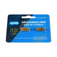 KMC Missing Link 12 Speed 2 Pairs Gold Reusable Bicycle Chain Missing ...