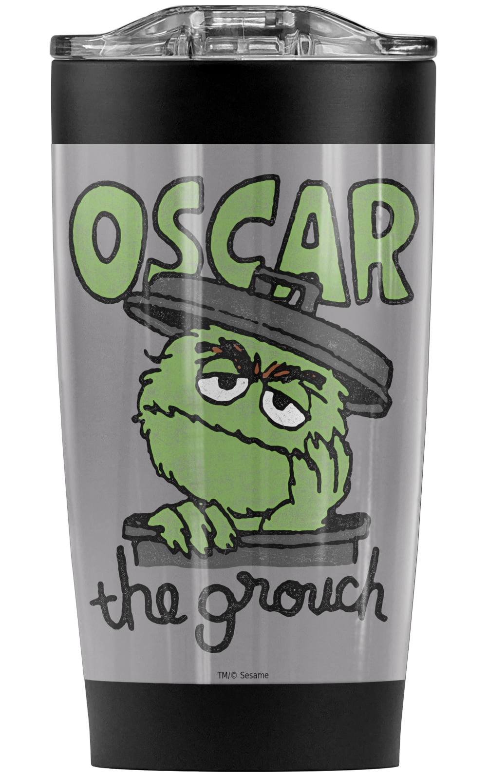 Sesame Street/Canned Grouch Stainless Steel Tumbler 20 oz Coffee Travel ...