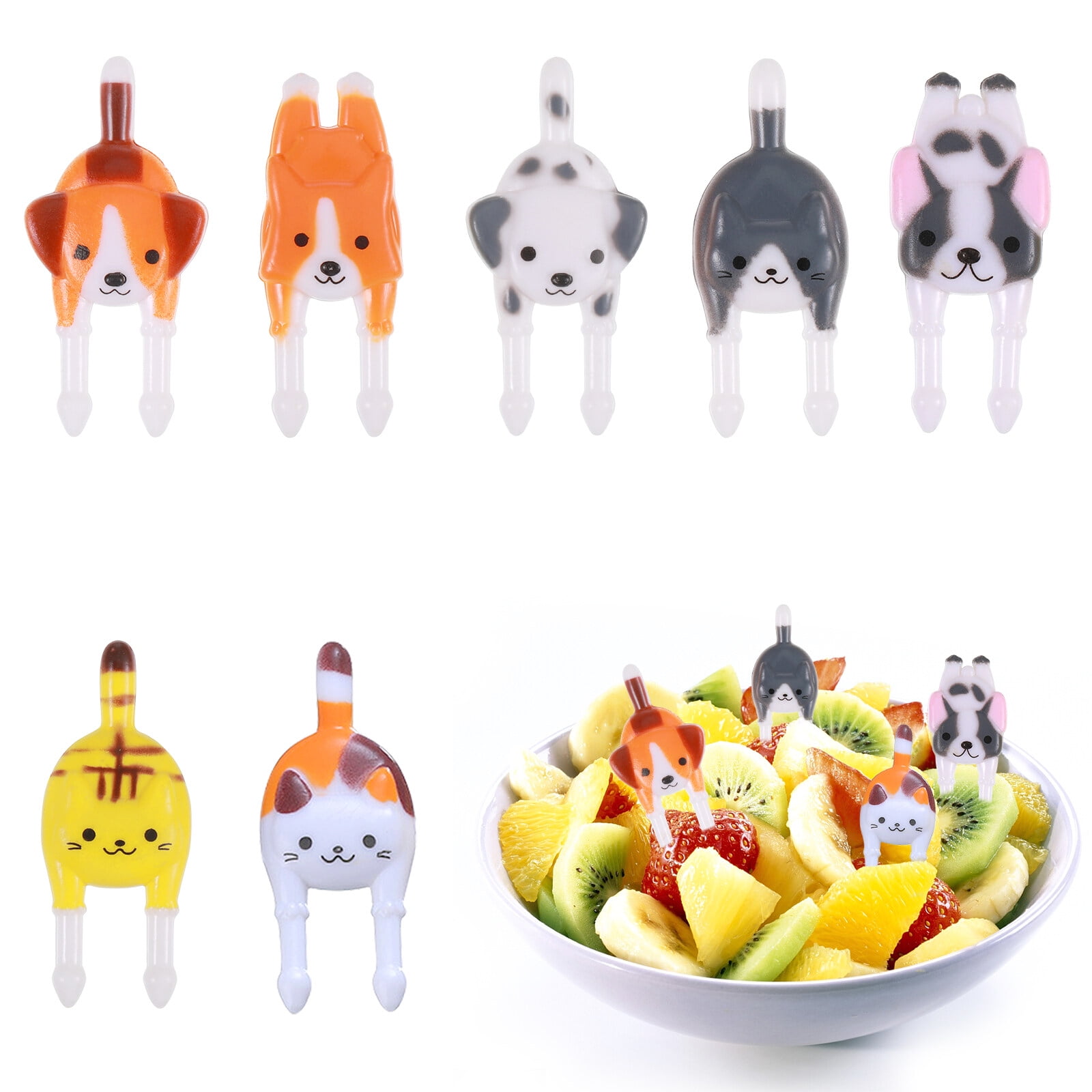 braveheart Cat Food Picks Fruit Forks Waterpoof Pastry Biscuit ...