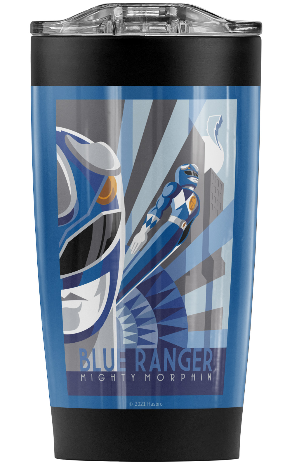 Power Rangers/Blue Ranger Deco Stainless Steel Tumbler 20 oz Coffee ...