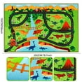 Kids Carpet Playmat Rug,78.7"x59" Dinosaur Car Rugs for Kids Toy Cars ...
