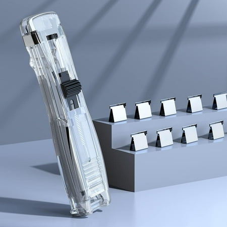 Durable Portable Mini Stapler Set, Clip Pusher, with 50 Reusable ...