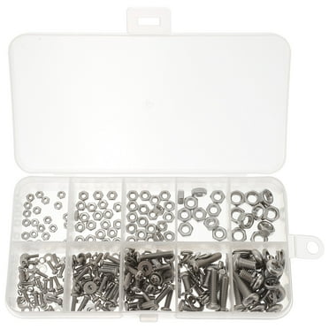 272PCS Heavy Duty Bolts and Nuts Assortment Kit, 1/4, 5/16, 3/8 Machine ...