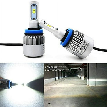 Alla Lighting Combo 9005 9006 LED Headights HB3 High HB4 Low Beam ...