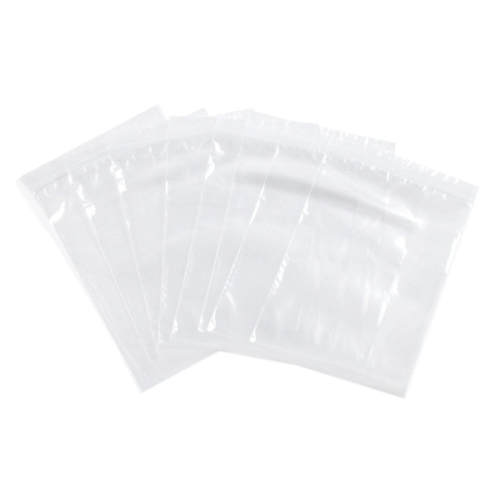 Self Locking Plastic Bags All Purpose Storage Baggies 100 Pack 6 x 9 ...