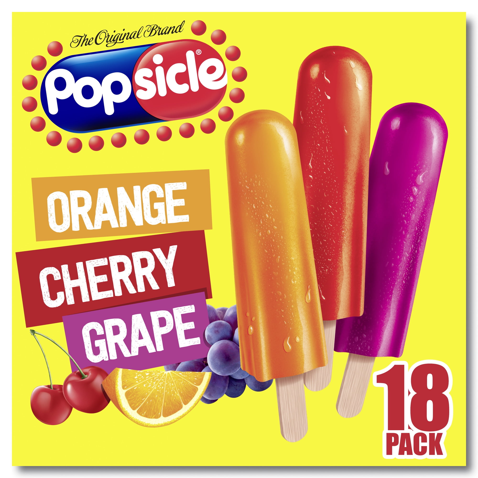 Click here for Popsicle Orange  Cherry & Grape Ice Pops 864ml prices