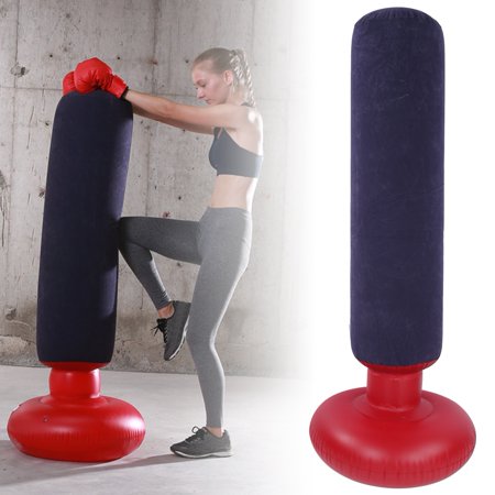 Peahefy 1.6m/63in Inflatable Flocking Boxing Column Adult Children De ...