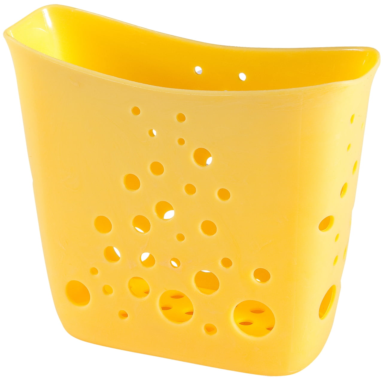 Hutzler Sponge Station In Sink Sponge Caddy w/Drain Holes, Yellow ...