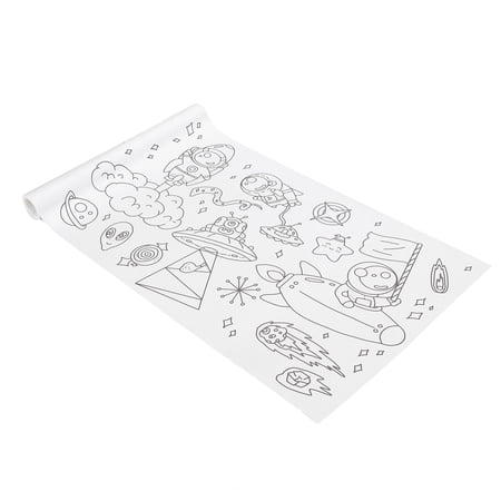 Kids Coloring RollColoring Paper Roll 3.3yd Coloring Paper Roll Drawing ...